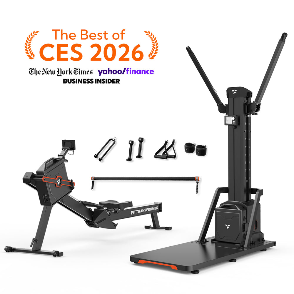 Foldable Cable Machine | Strength & Ski, 264 lbs – FitTransformer